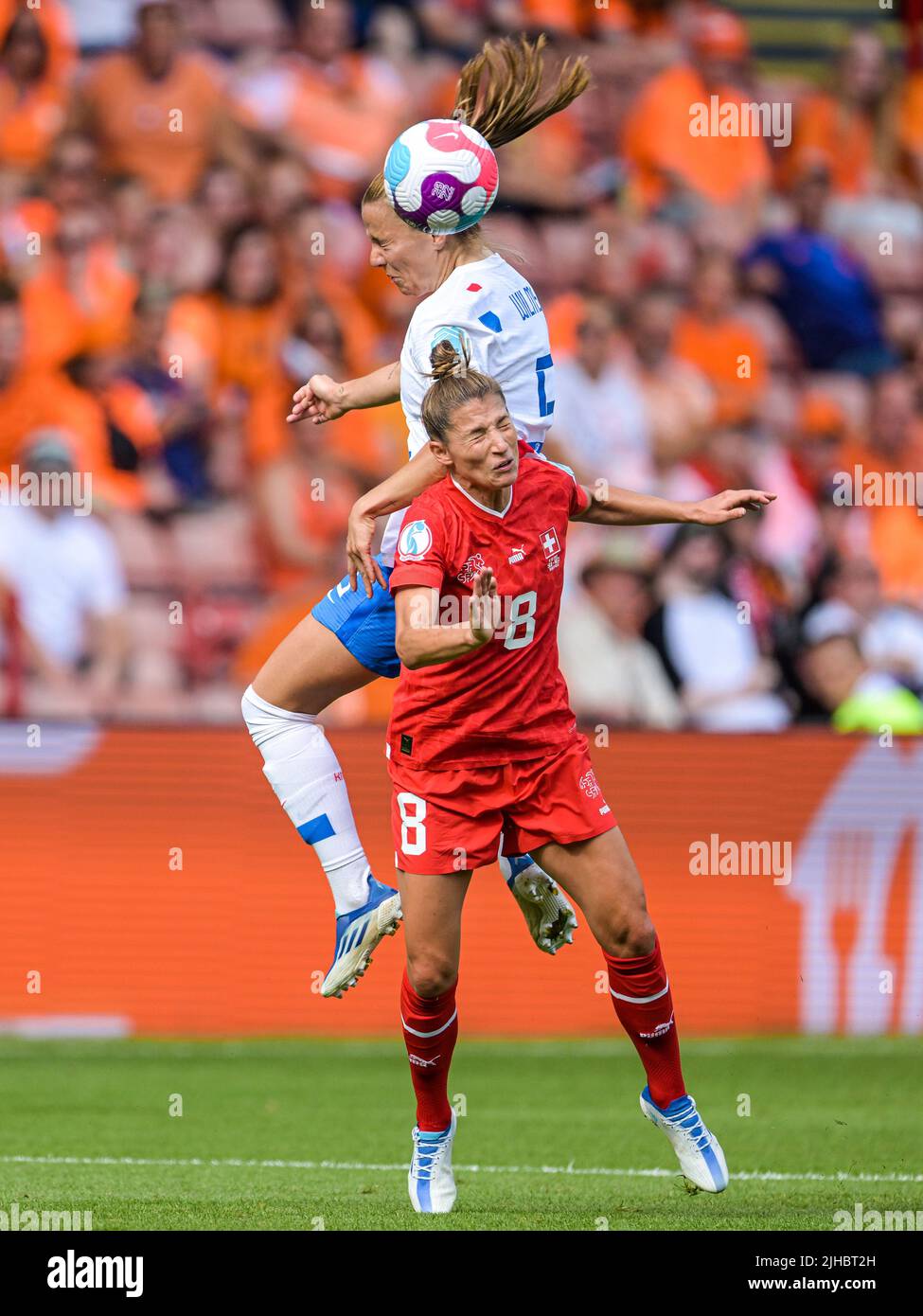 SHEFFIELD - (lr) Lynn Wilms of Holland women, Sandy Maendly of ...