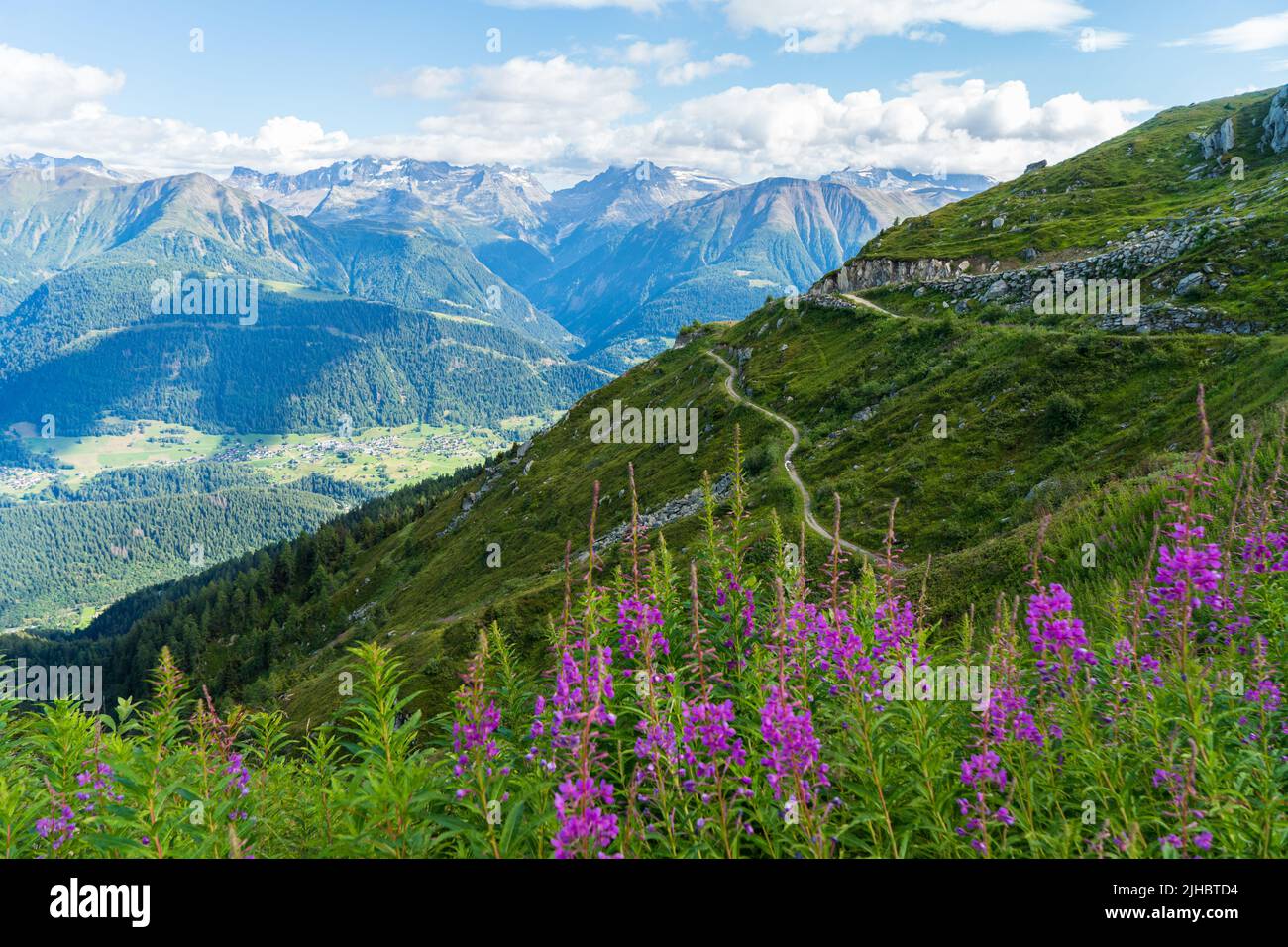 Swiss Scenic Landscape Stock Photo - Alamy