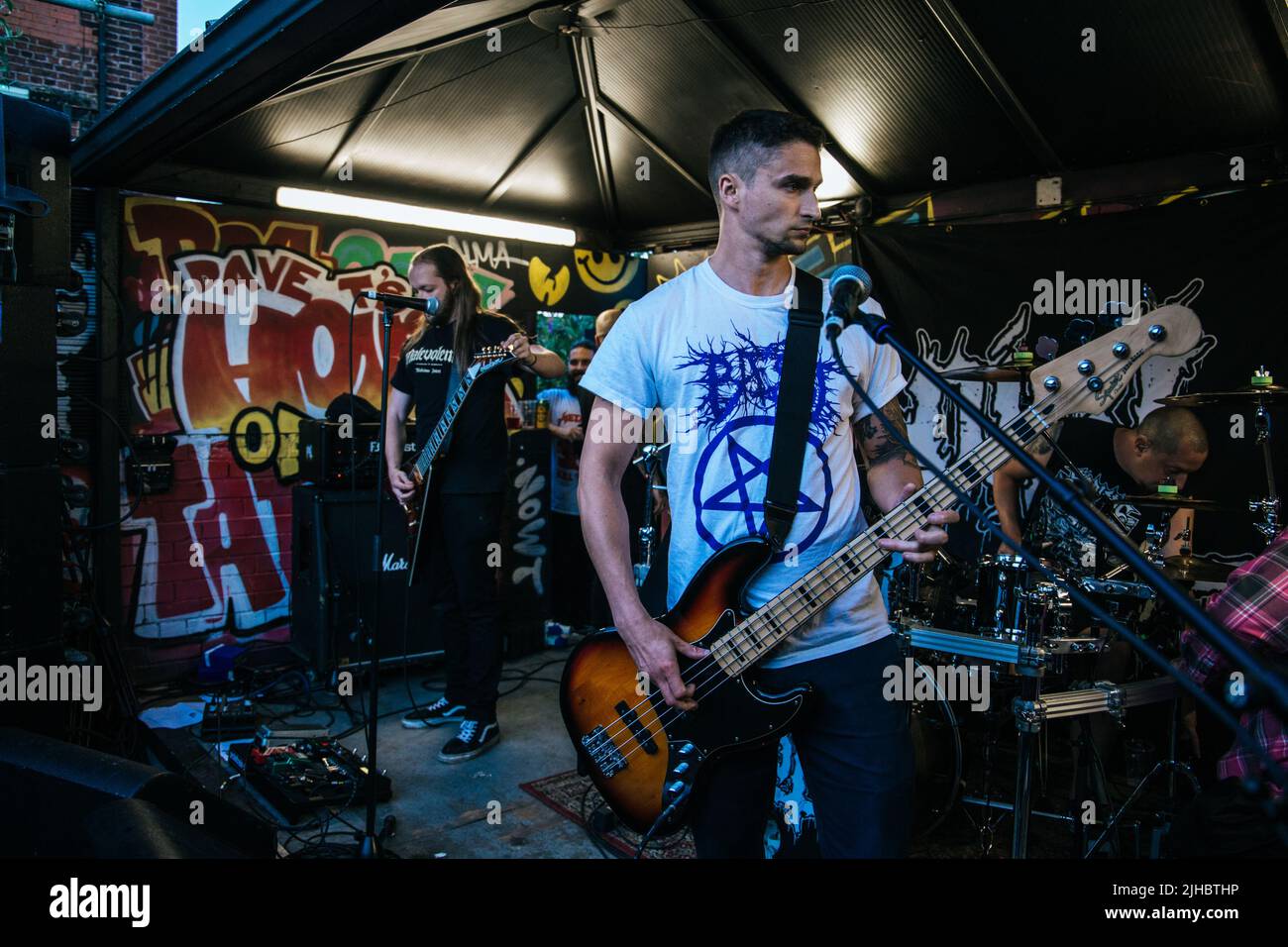 Pist live at the alma inn bolton 2nd july 2022 Stock Photo - Alamy