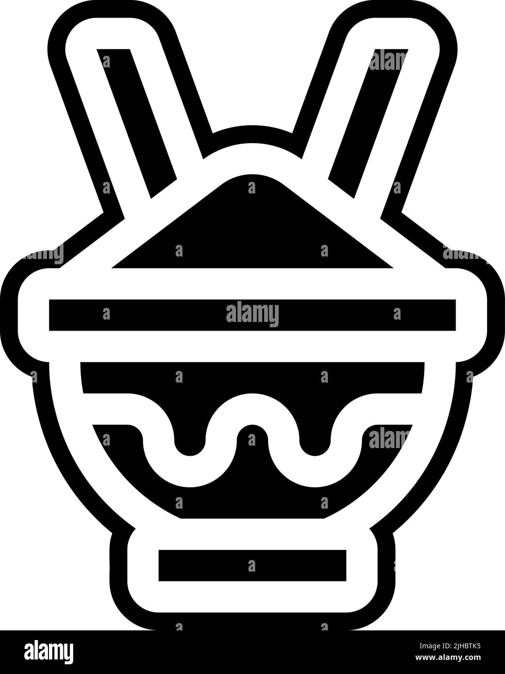 Quarantine rice bowl Stock Vector Image & Art - Alamy