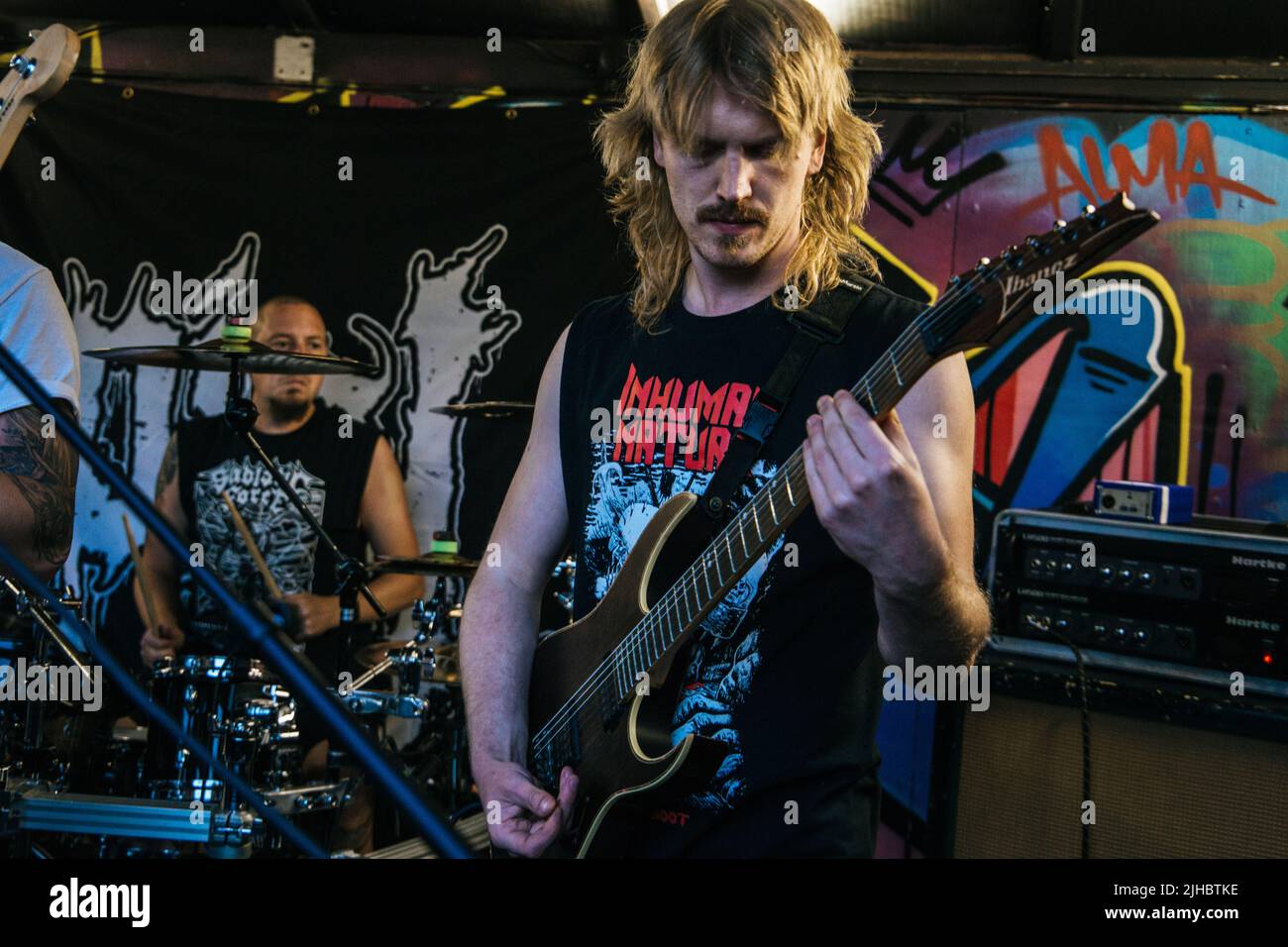 Pist live at the alma inn bolton 2nd july 2022 Stock Photo - Alamy