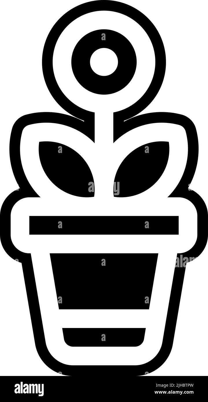 Quarantine plant pot Stock Vector Image & Art - Alamy