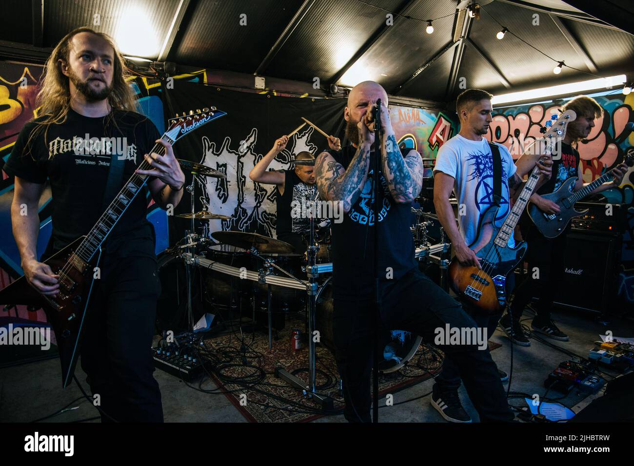 Pist live at the alma inn bolton 2nd july 2022 Stock Photo - Alamy