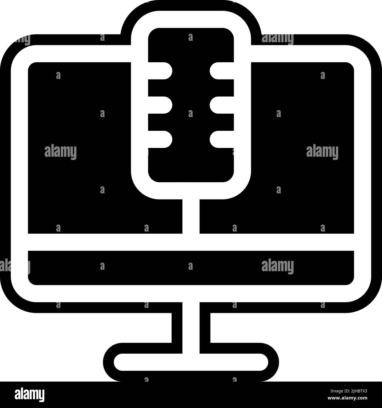 Podcast microphone Stock Vector Image & Art - Alamy