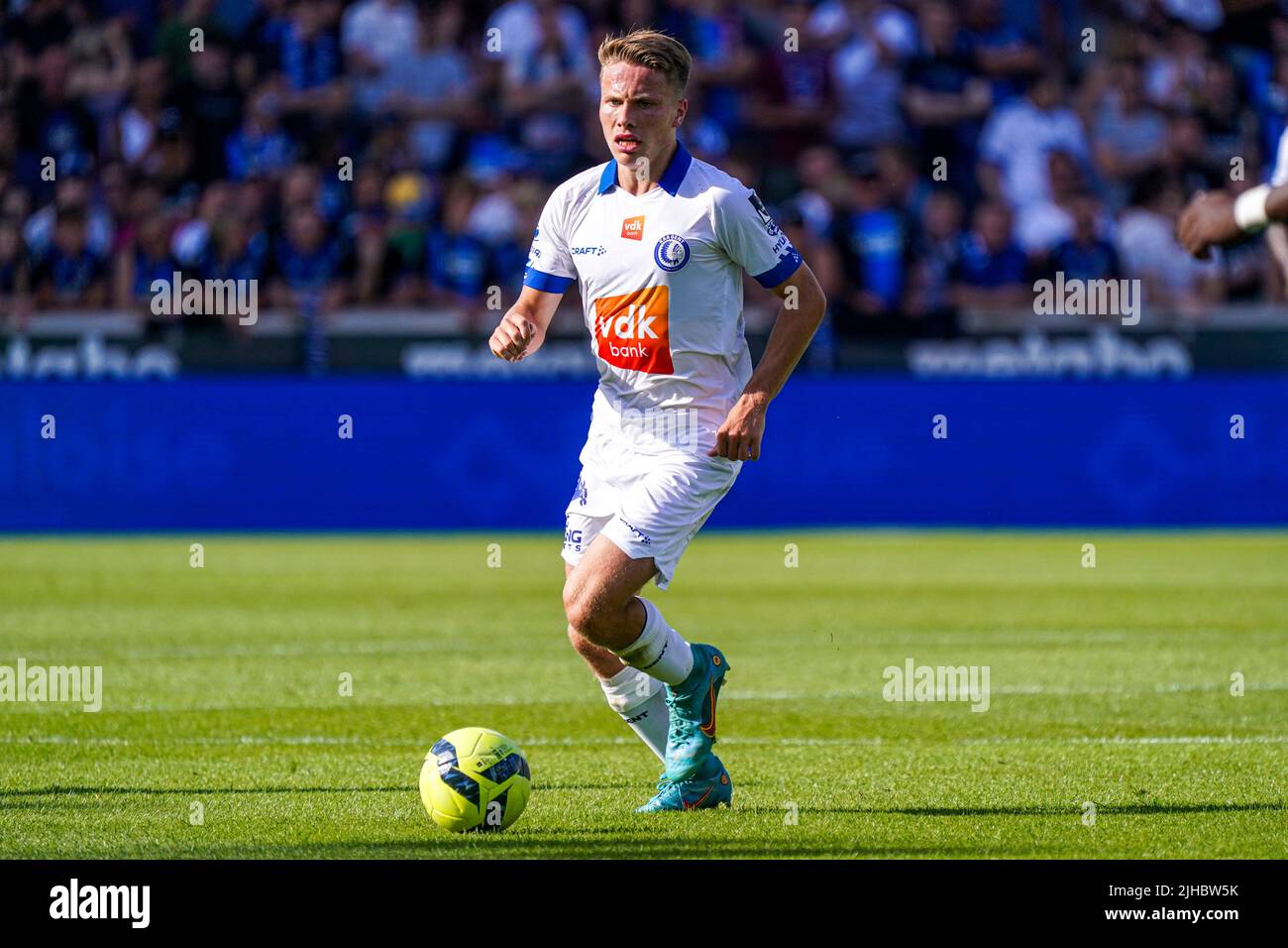 BRUGGE, BELGIUM - JULY 17: Matisse Samoise of KAA Gent during the ...