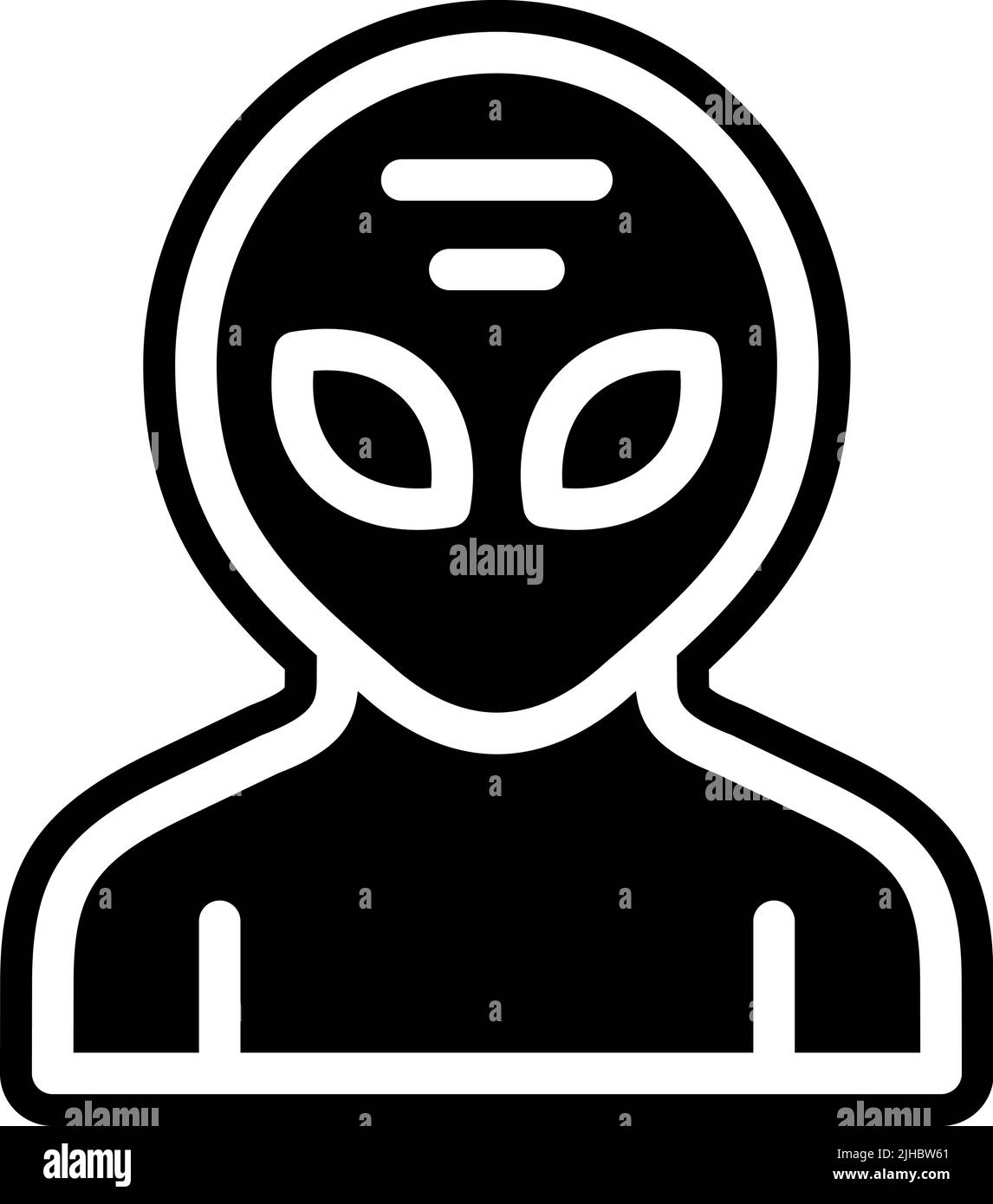 Alien space outer retro Black and White Stock Photos & Images - Alamy