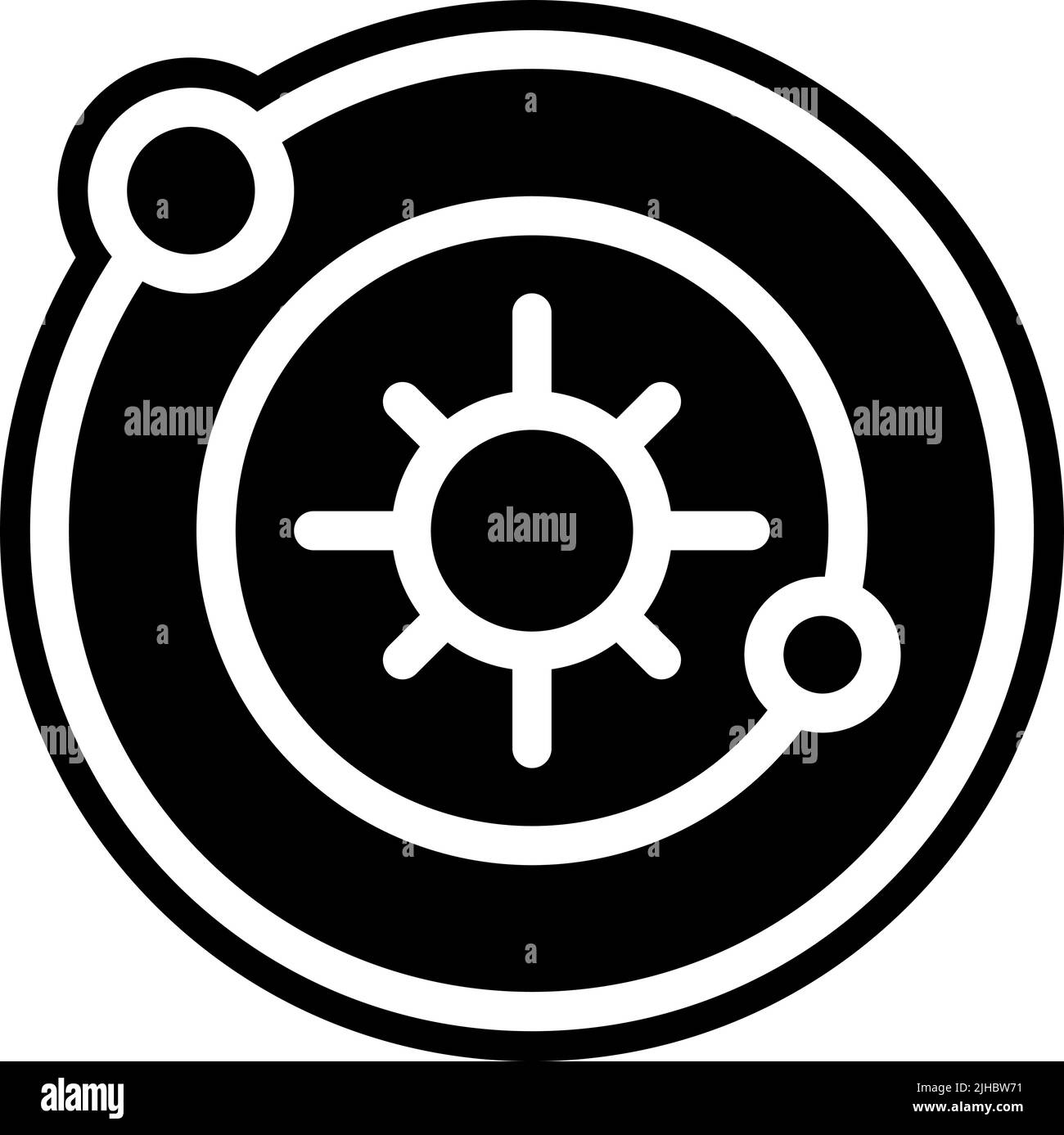 Space planet galaxy Black and White Stock Photos & Images - Alamy