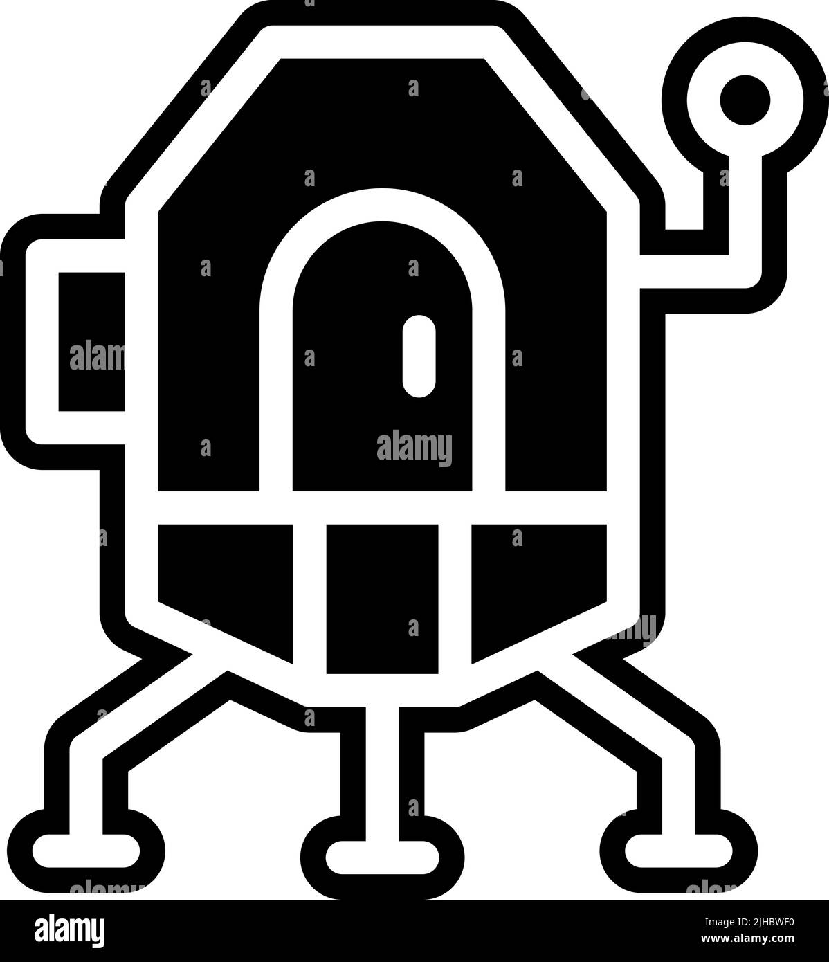 Space telescope flat white Black and White Stock Photos & Images - Alamy