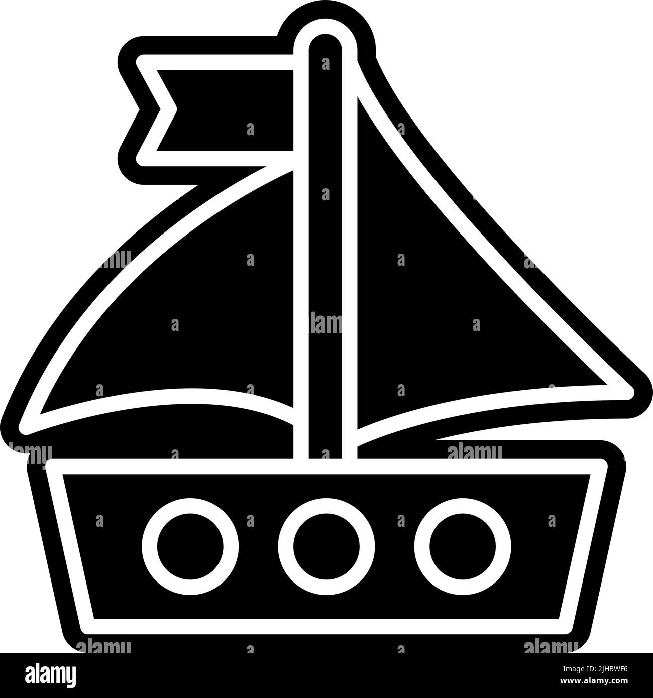 Harbor cruise boat Black and White Stock Photos & Images - Alamy