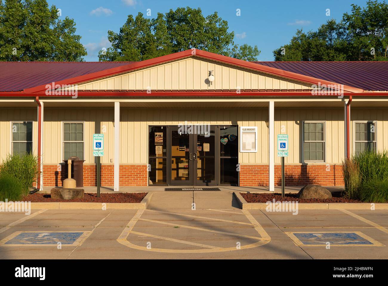 North Utica, Illinois - United States - July 14th 2022: The North Utica ...