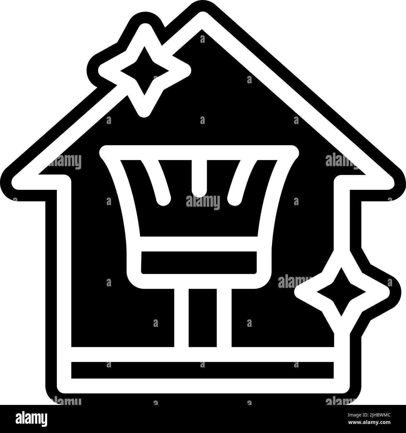 Stay at home house cleaning Stock Vector Image & Art - Alamy