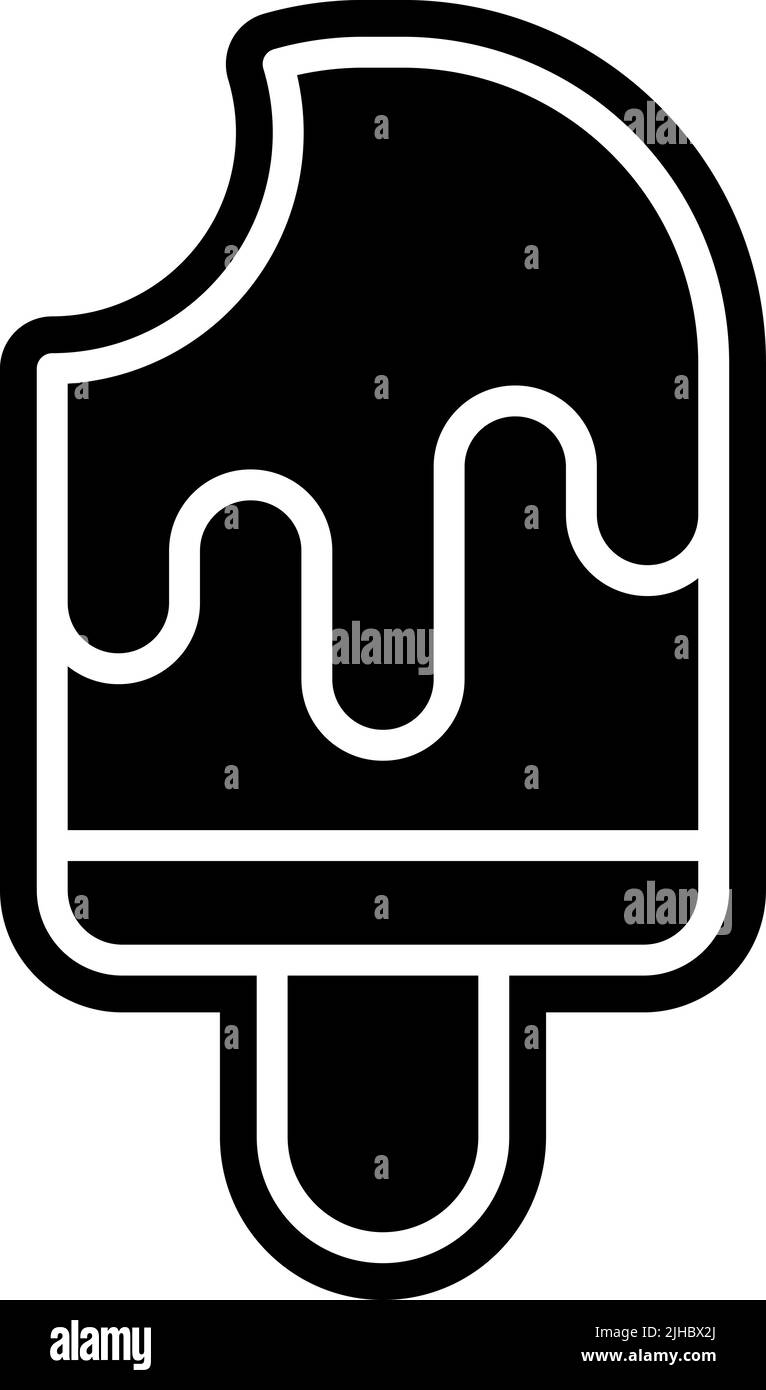 Dessert ice cream fruit Black and White Stock Photos & Images - Alamy