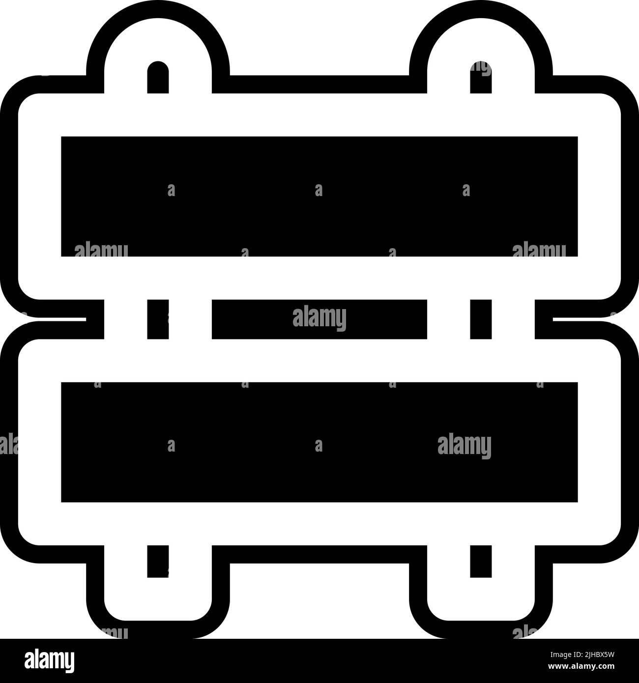 Traffic sign barrier Stock Vector Image & Art - Alamy