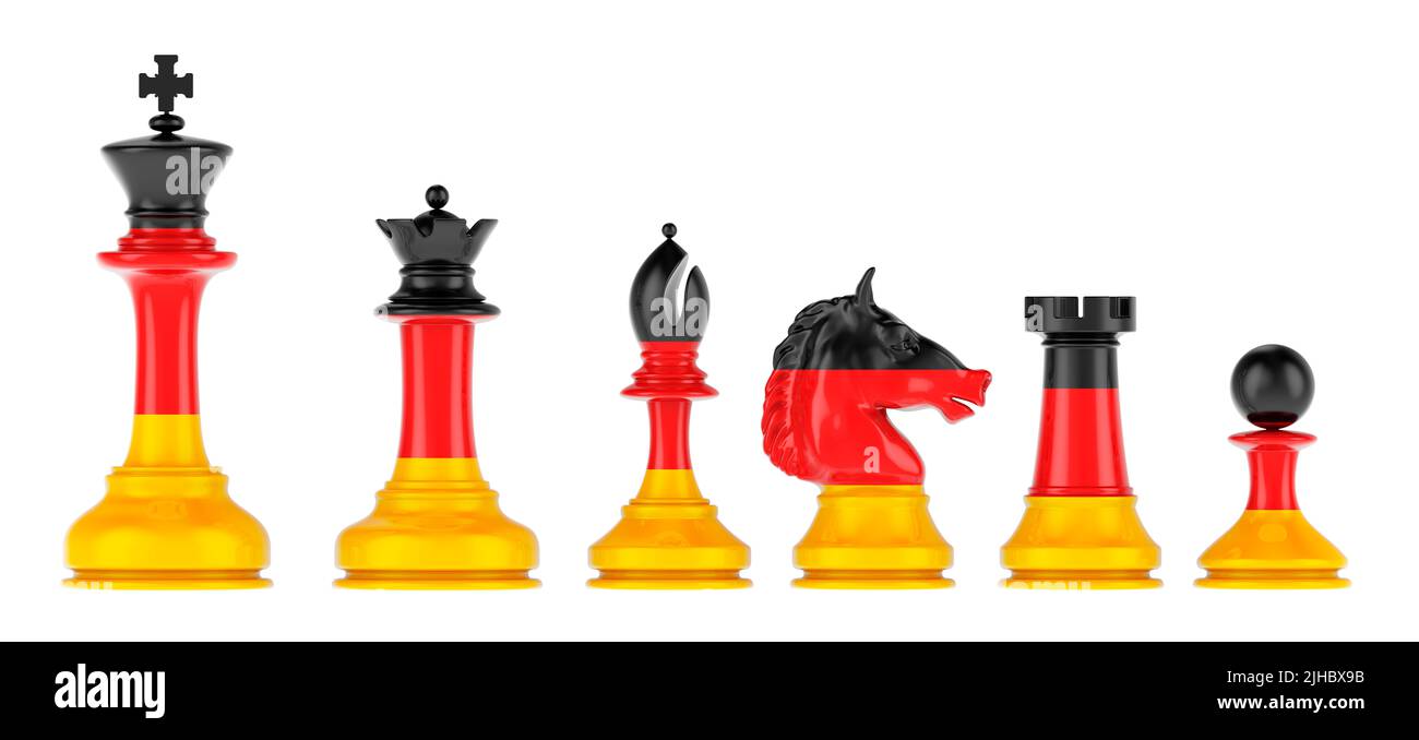 Chess pawn country flag germany hi-res stock photography and images - Alamy