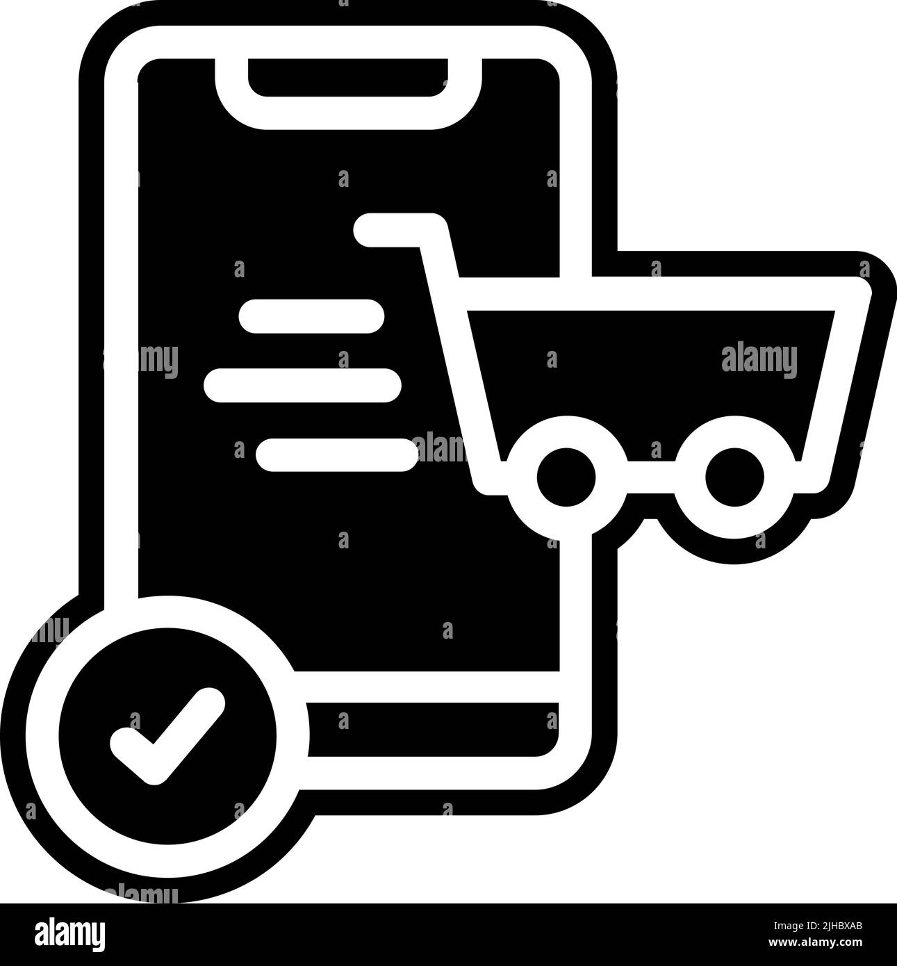 Stay at home online shopping Stock Vector Image & Art - Alamy