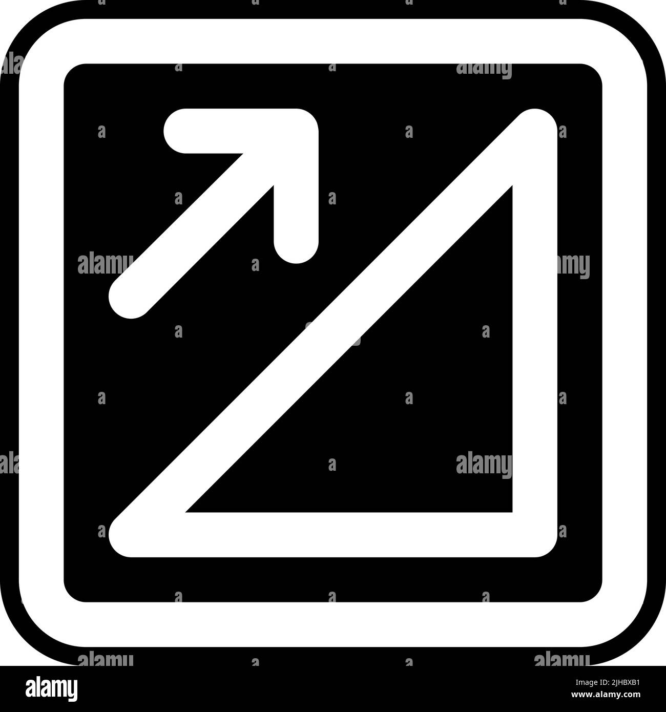 Traffic sign ascent Stock Vector Image & Art - Alamy