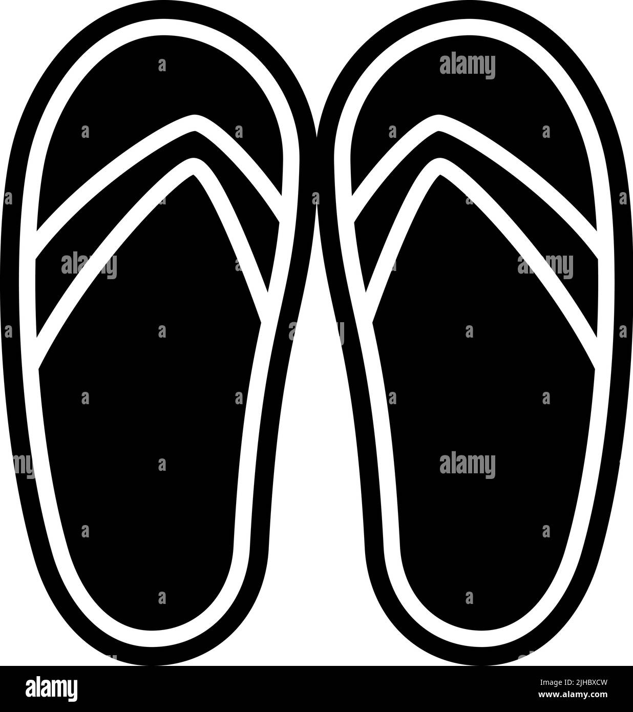 Summer flip flops Stock Vector Image & Art - Alamy