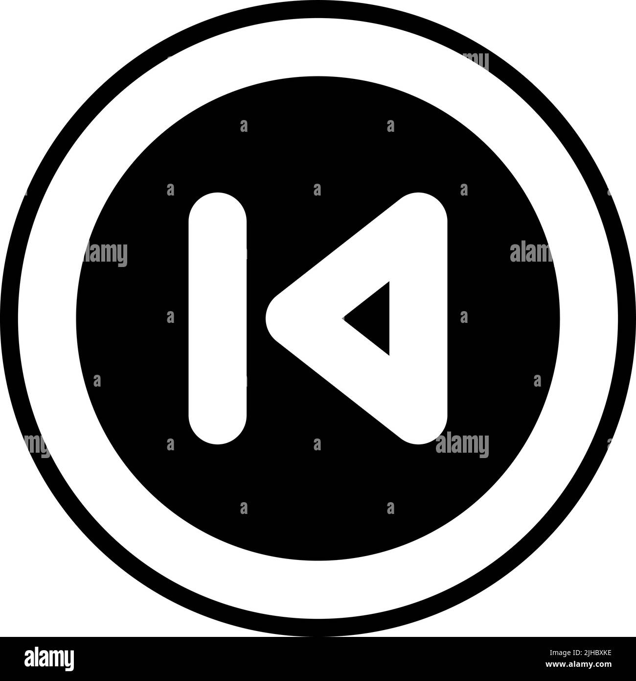 Ui control previous Stock Vector Image & Art - Alamy