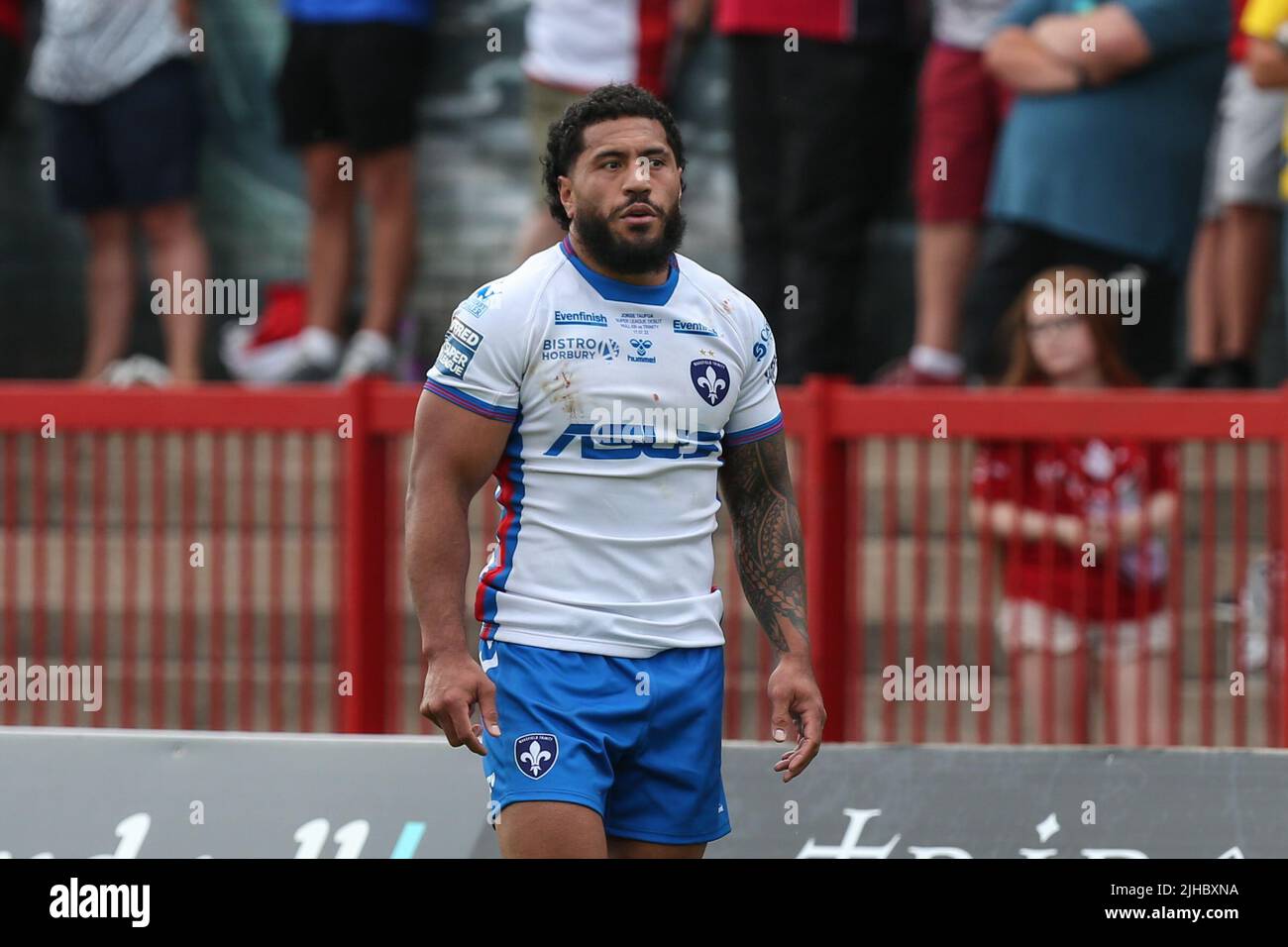Jorge Taufua #40 of Wakefield Trinity during the game Stock Photo - Alamy