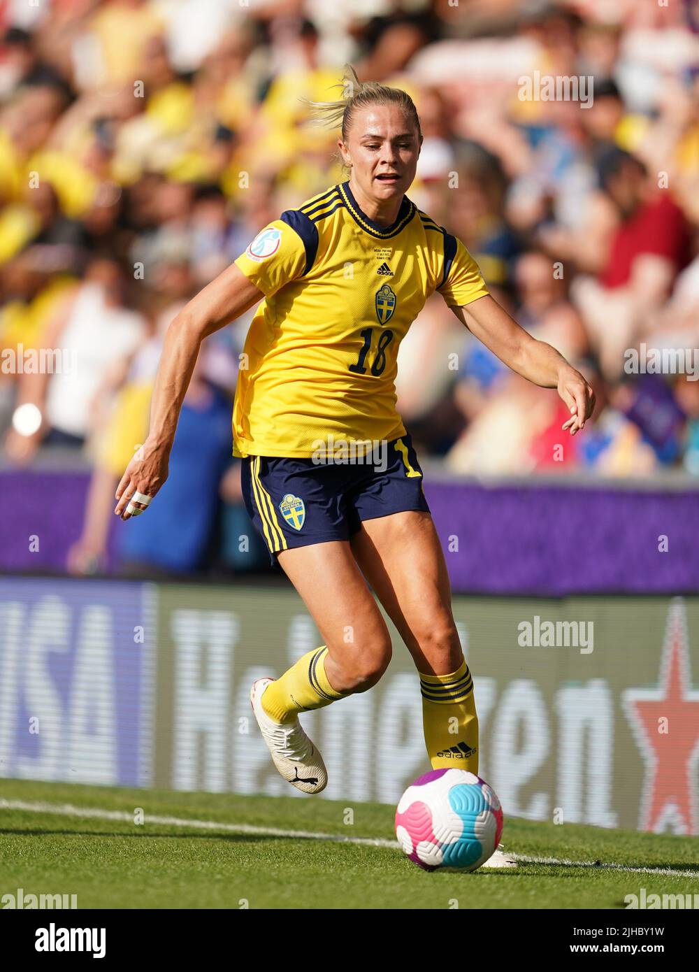 Sweden's Fridolina Rolfo during the UEFA Women's Euro 2022 Group C ...