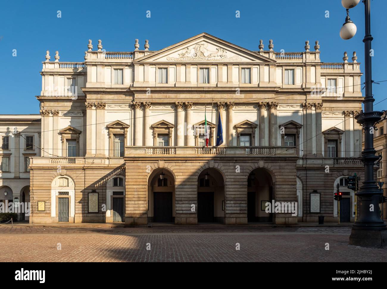 MILAN 07-25-2020Teatro alla Scala is the main opera house in Milan. it ...