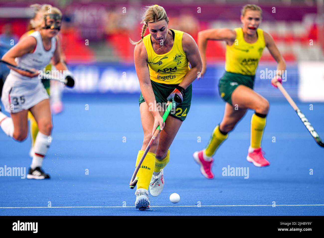 TERRASSA, SPAIN - JULY 17: Mariah Williams of Australia during the FIH ...