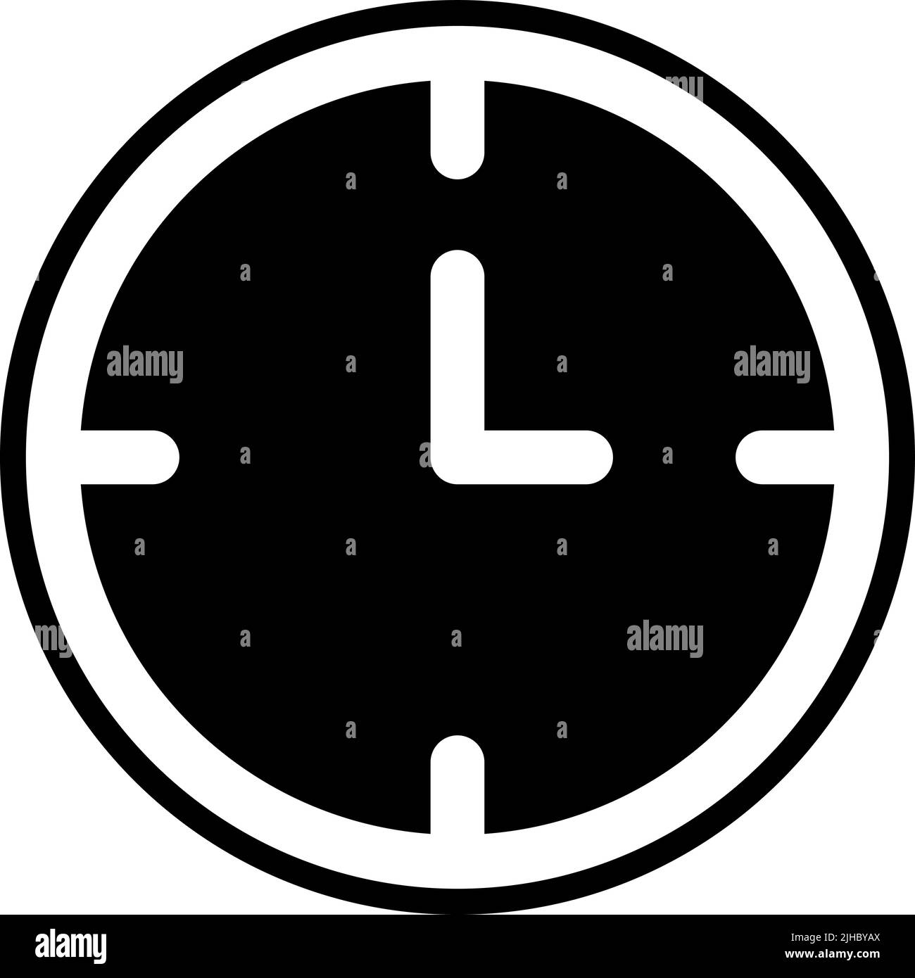 User interface clock Stock Vector Image & Art - Alamy