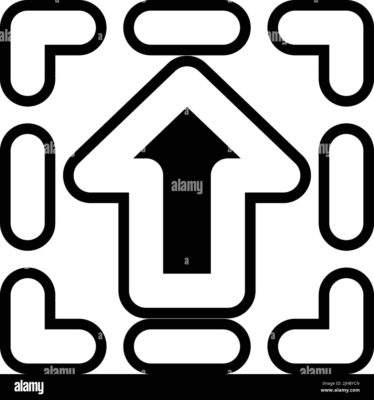 Arrow down right icon more hi-res stock photography and images - Alamy