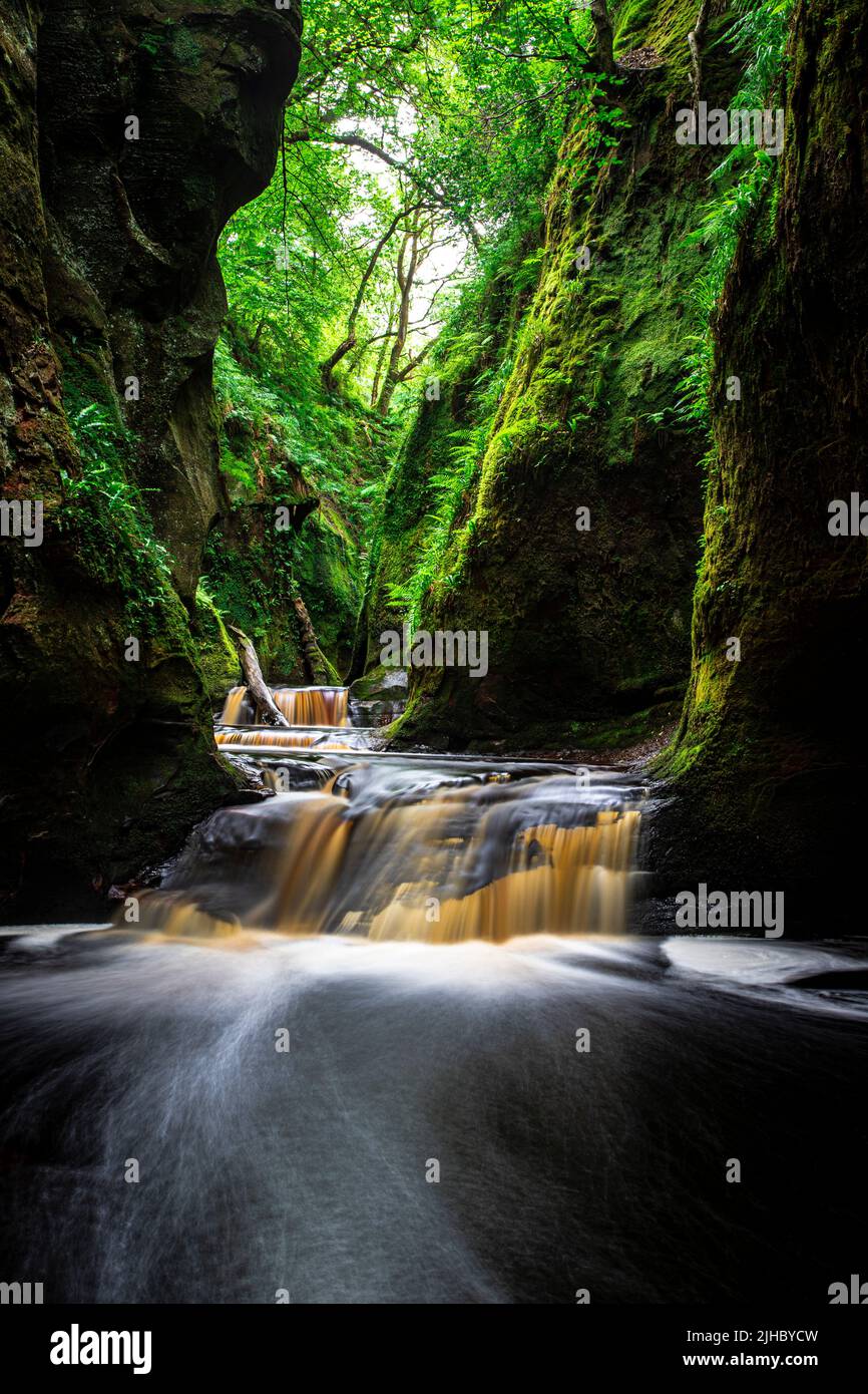 Devils pulpit, Scotland Stock Photo - Alamy