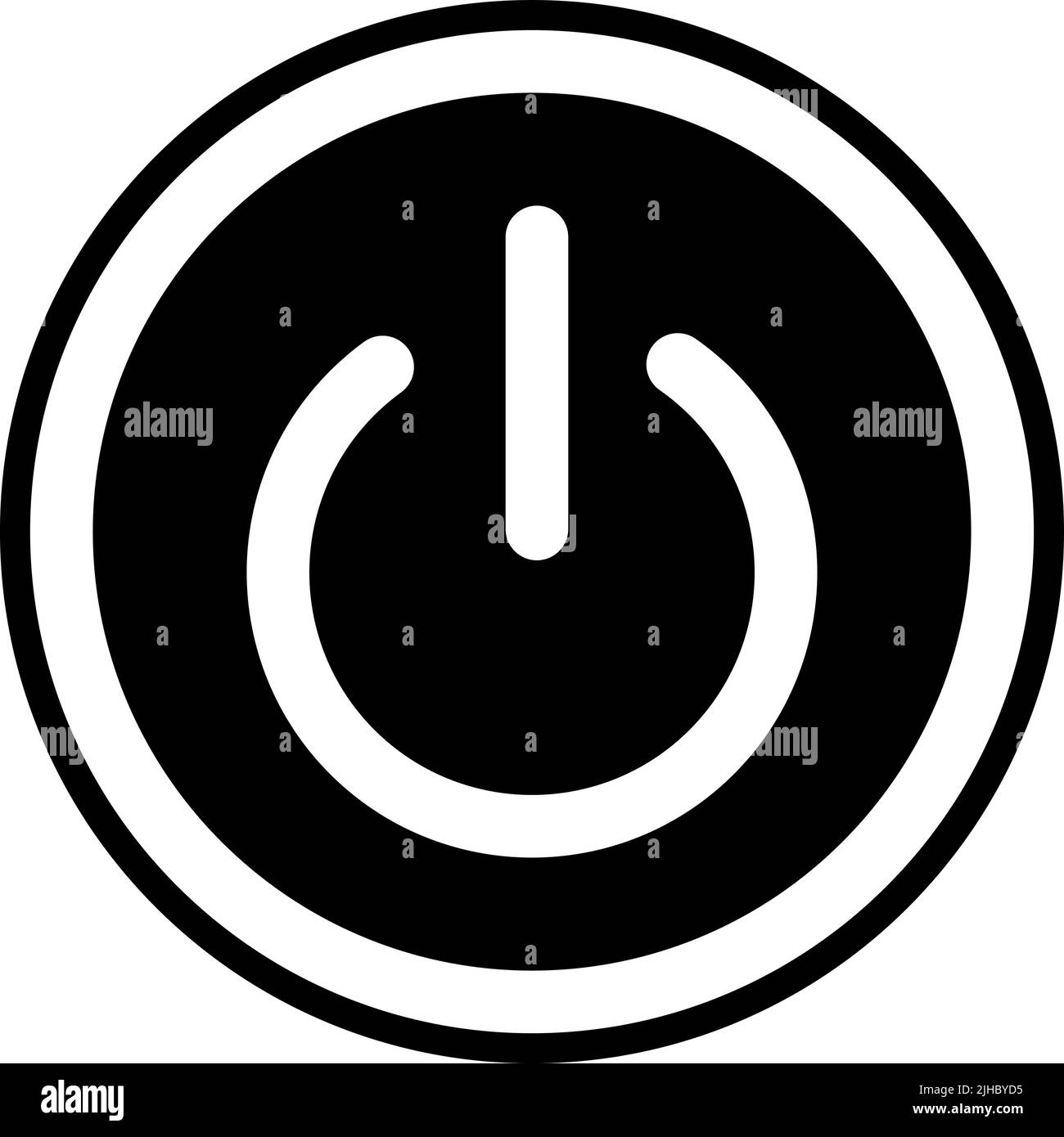 Power button ui elements Stock Vector Images - Alamy
