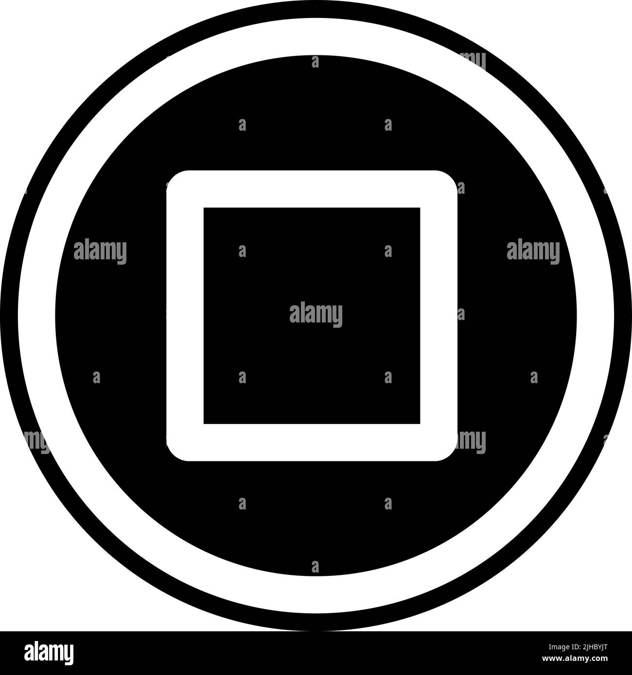 User interface stop Stock Vector Image & Art - Alamy