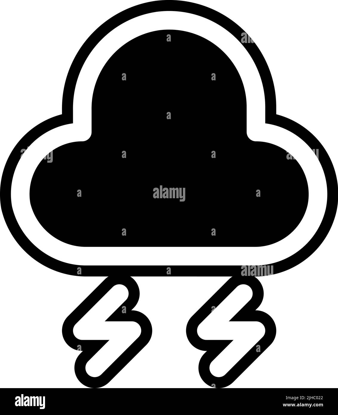 Weather lightning Stock Vector Image & Art - Alamy