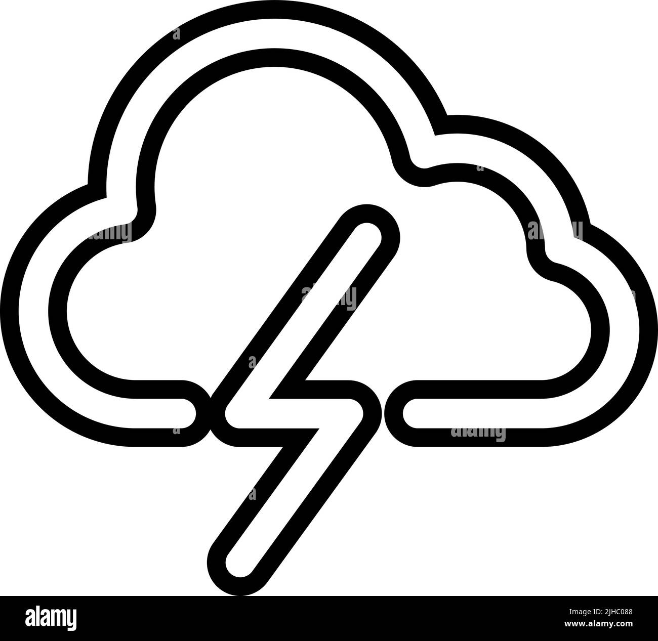 Weather thunderstorm Stock Vector Image & Art - Alamy