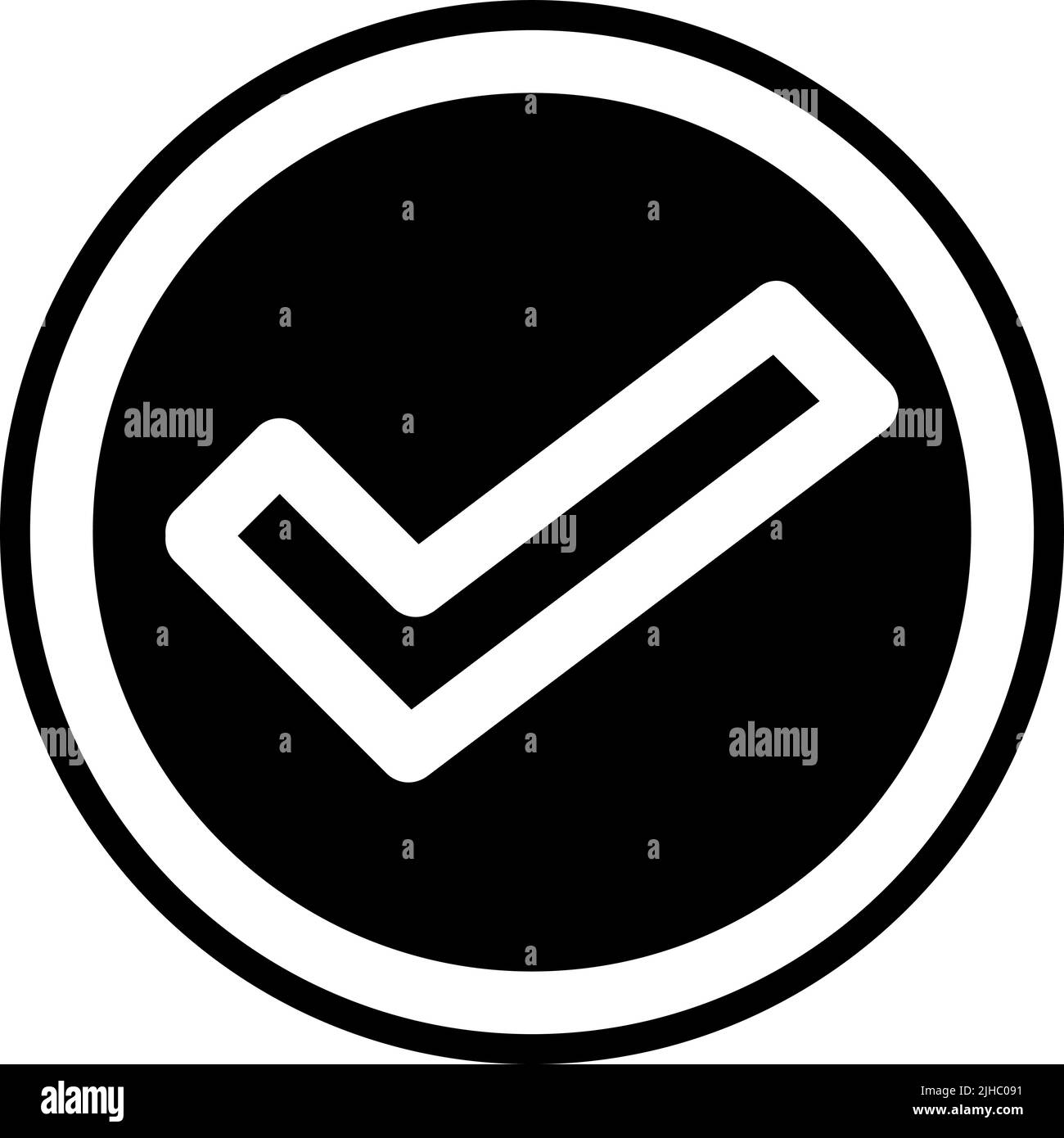 User interface tick Stock Vector Image & Art - Alamy