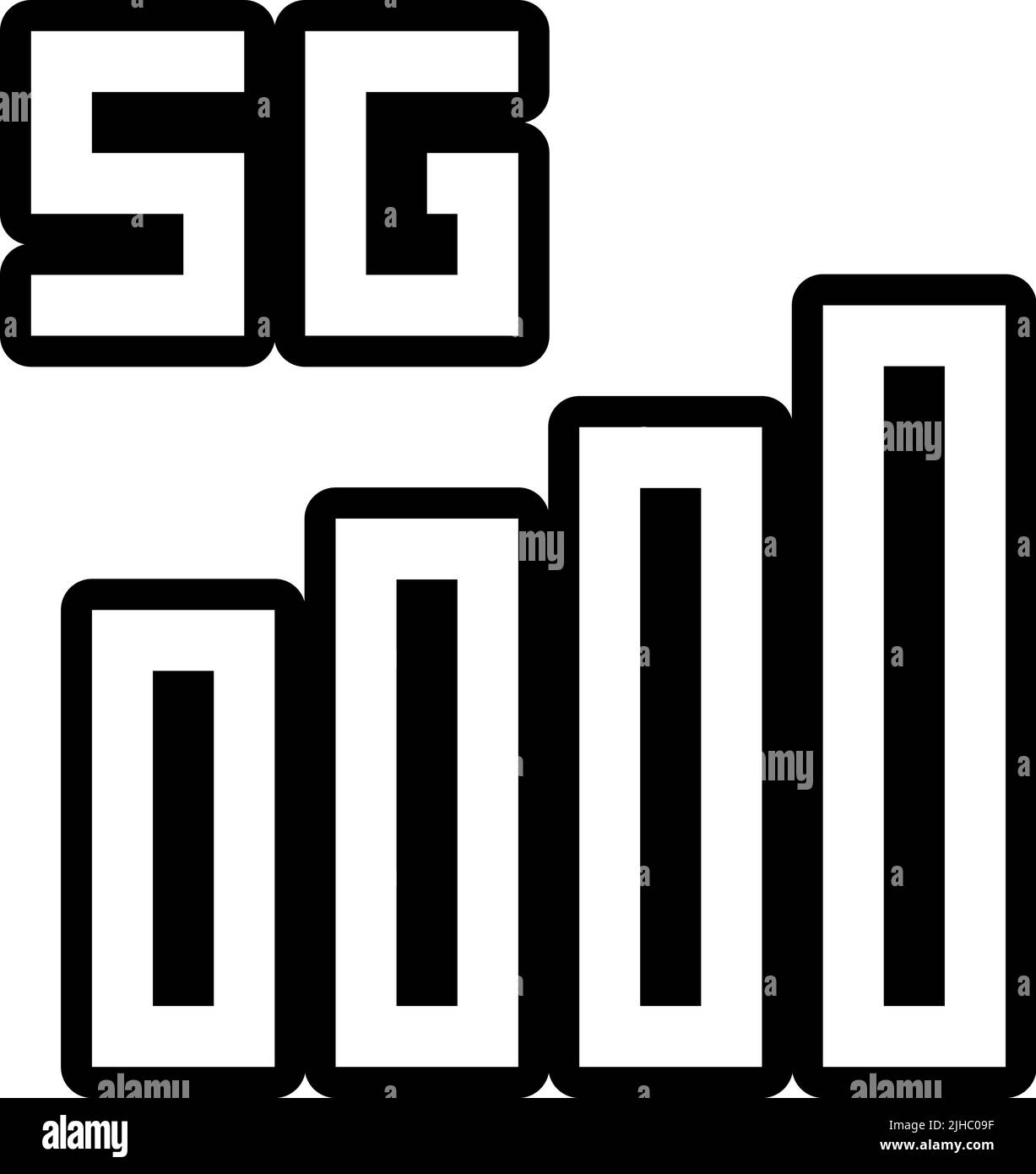 5g wireless internet indicator Stock Vector Images - Alamy