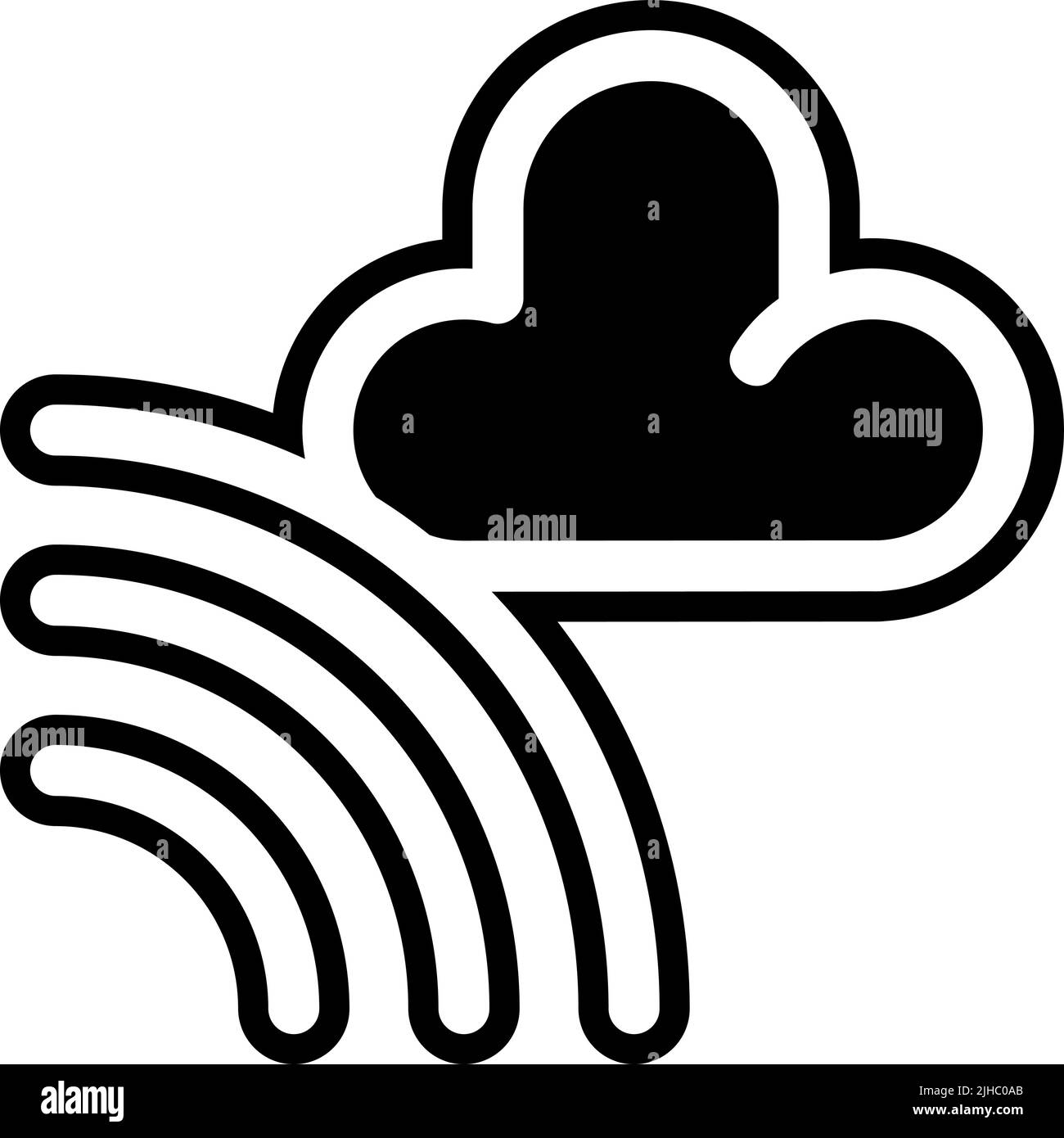 Decorative rainbow Black and White Stock Photos & Images - Alamy