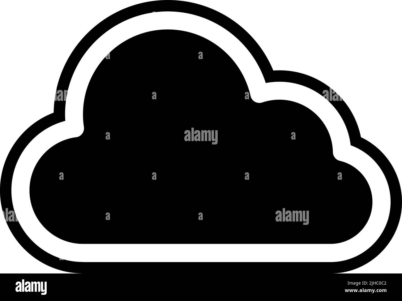 Weather cloud Stock Vector Image & Art - Alamy