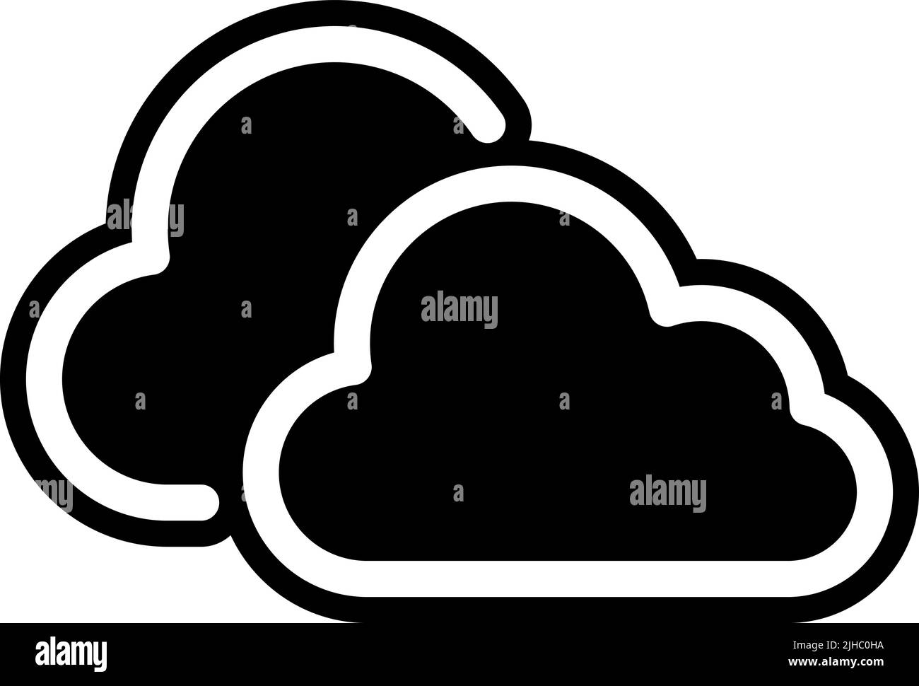 Weather cloud Stock Vector Image & Art - Alamy