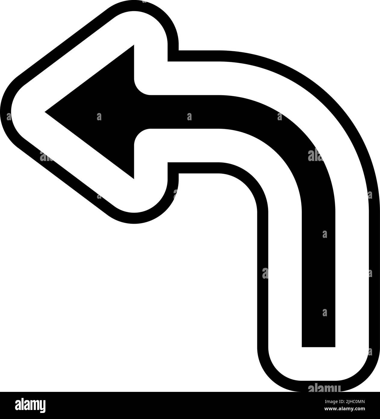 Arrow set back Stock Vector Image & Art - Alamy