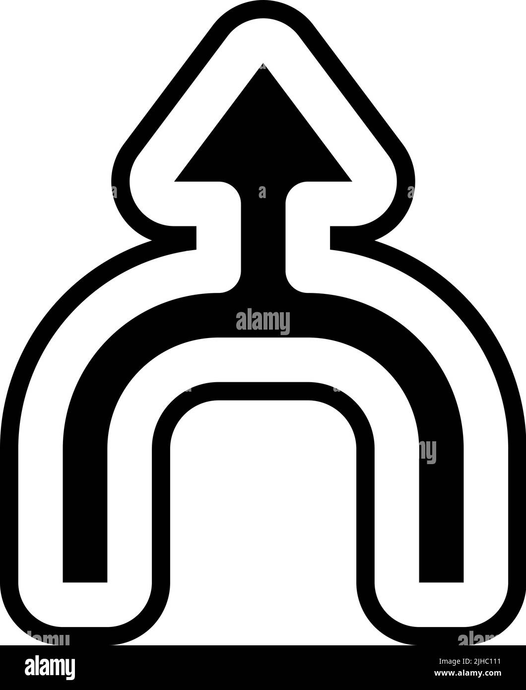 Arrow set one way Stock Vector Image & Art - Alamy