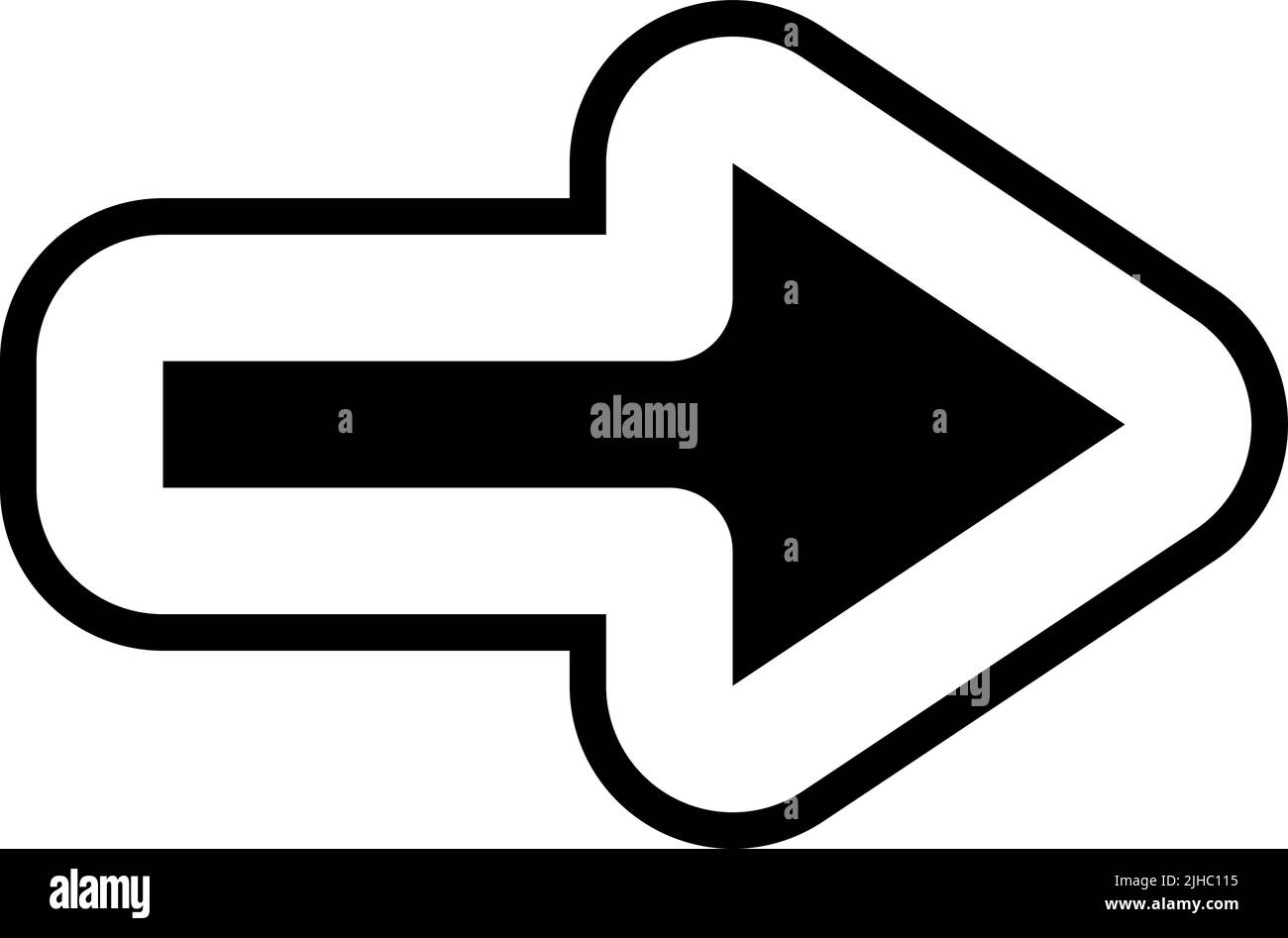 Arrow set right Stock Vector Image & Art - Alamy