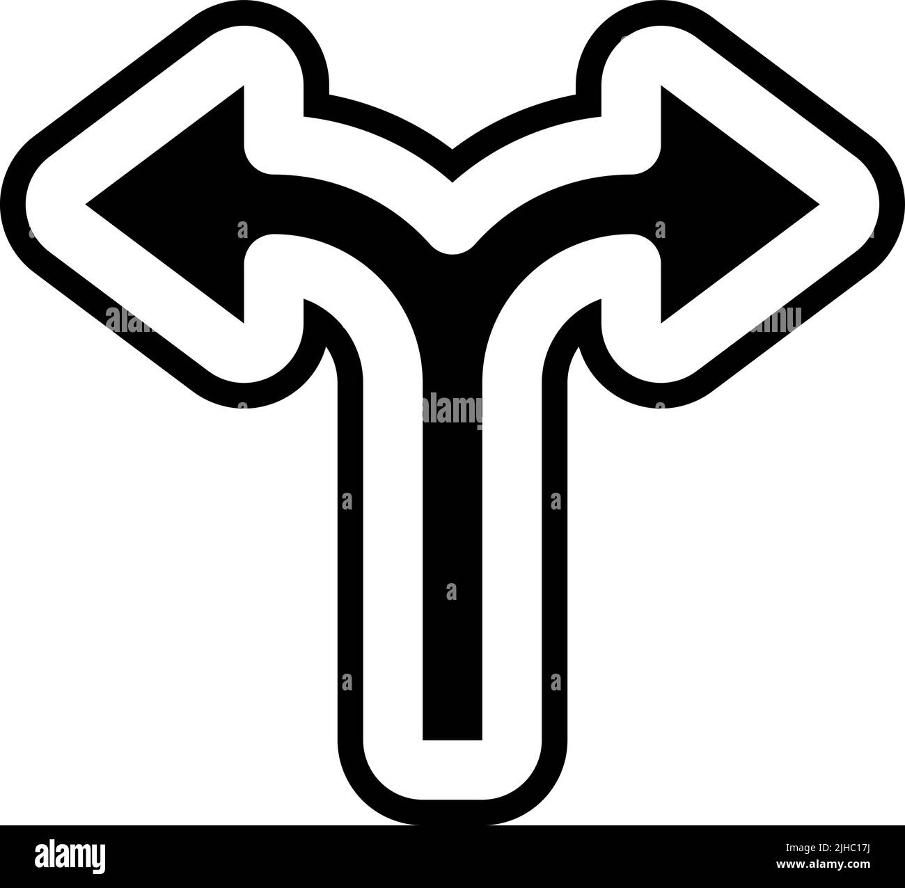 Arrow set two arrows Stock Vector Image & Art - Alamy