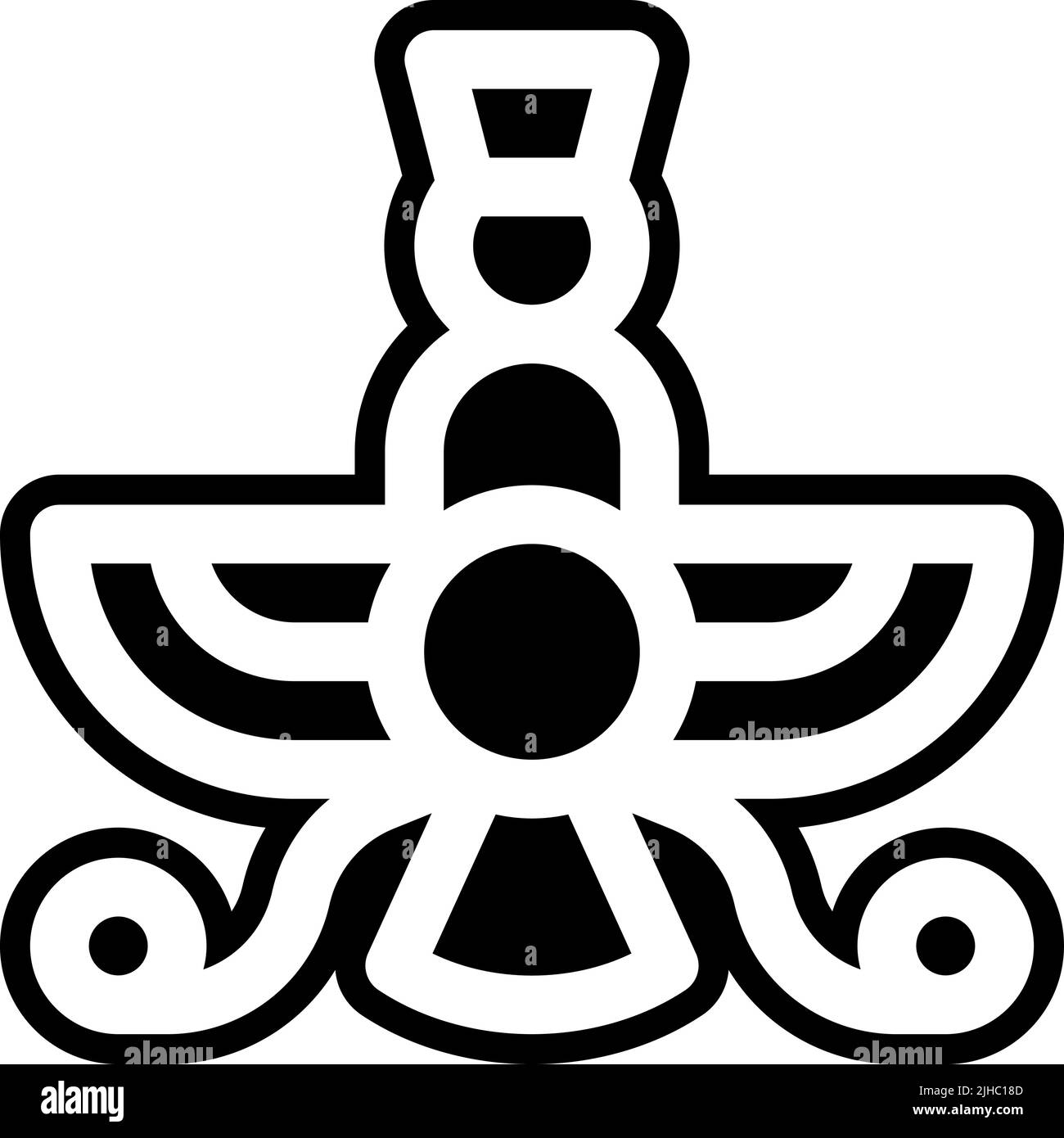 Zoroastrianism symbol hi-res stock photography and images - Alamy