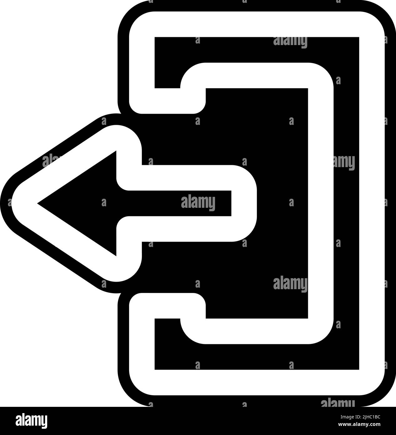 Arrow set log out Stock Vector Image & Art - Alamy