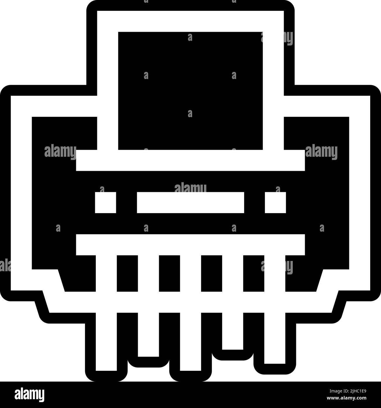 Shredder logo Stock Vector Images - Alamy