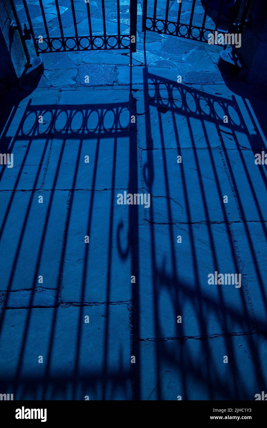 Vintage ornamental entrance gate hi-res stock photography and images ...