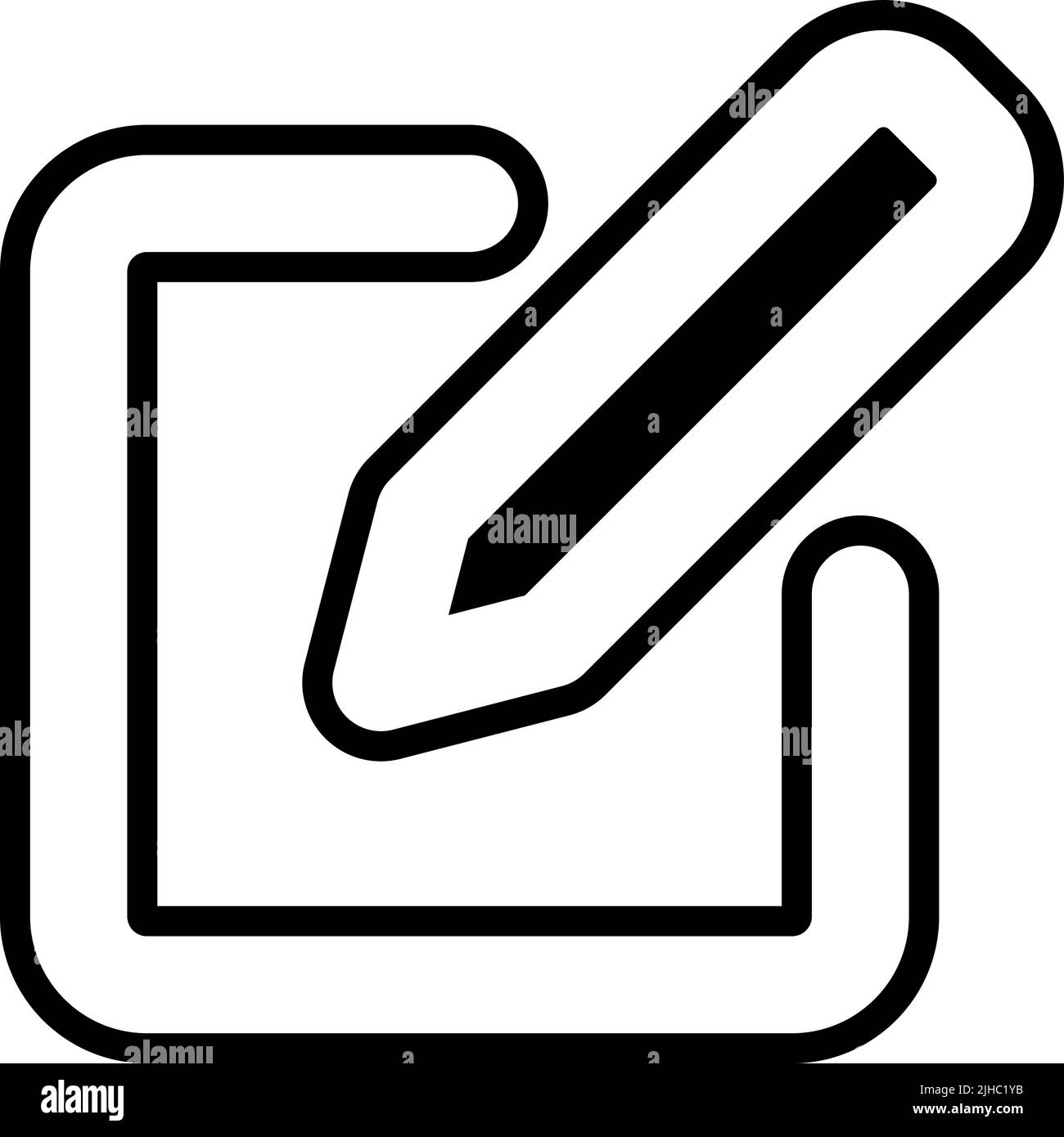 Thin line icons basic Black and White Stock Photos & Images - Alamy