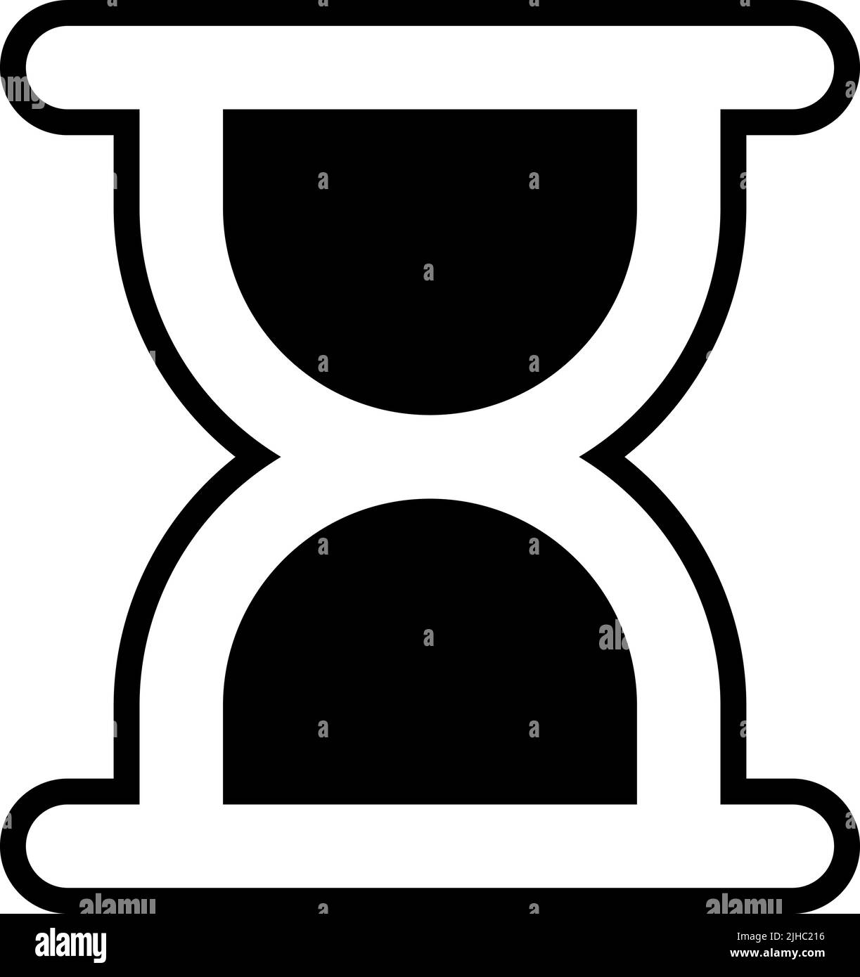 Basic interface hourglass Stock Vector Image & Art - Alamy