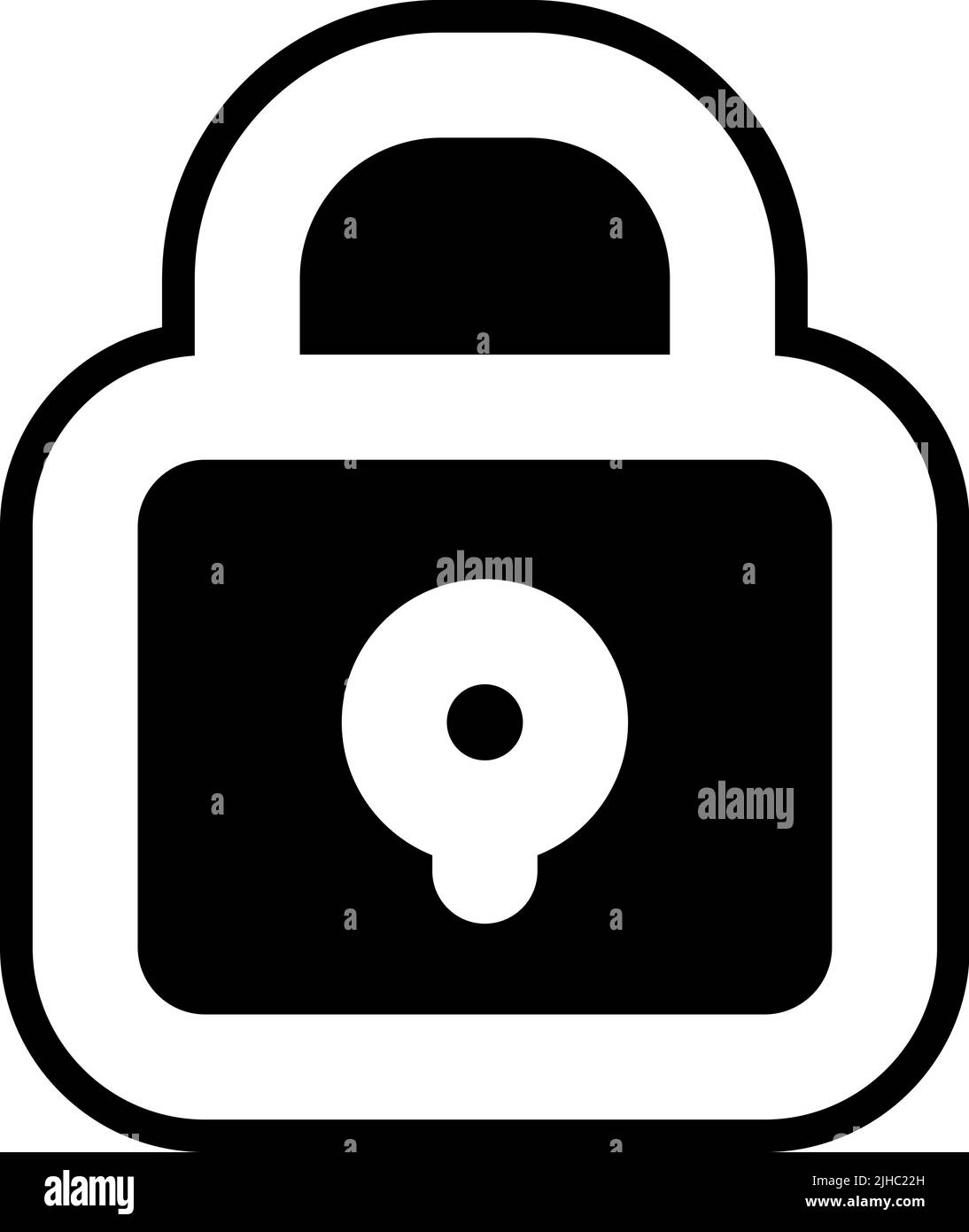 Basic interface lock Stock Vector Image & Art - Alamy