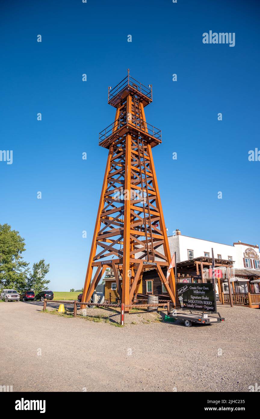 Longview, Alberta - July 16, 2022: Exterior of the Twin Cities Hotel ...